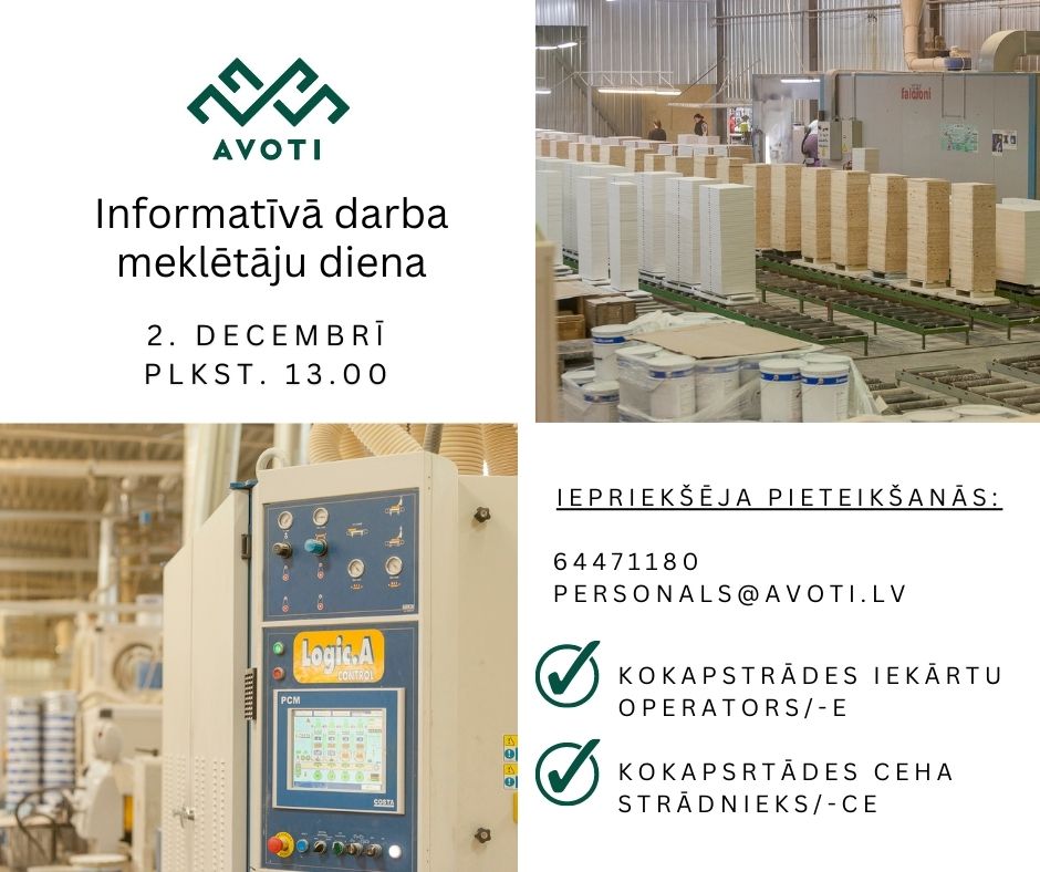 2. decembris - informatīvā darba meklētāju diena - Avoti.lv